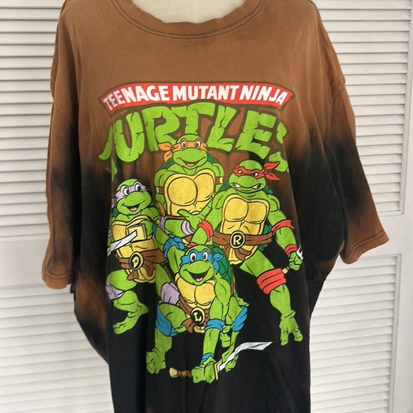 Nickelodeon | Shirts | Teenage Mutant Ninja Turtles Acid Washed Tee ...